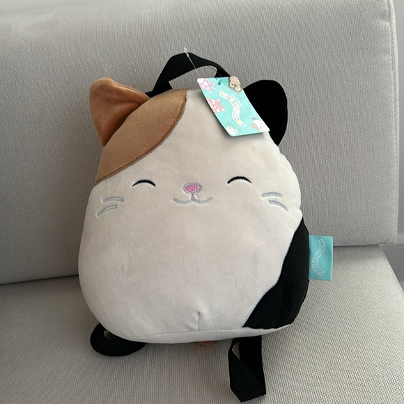 Squishmallows | Other | Squishmallow Cam The Cat 2 Backpack Plush Toy ...